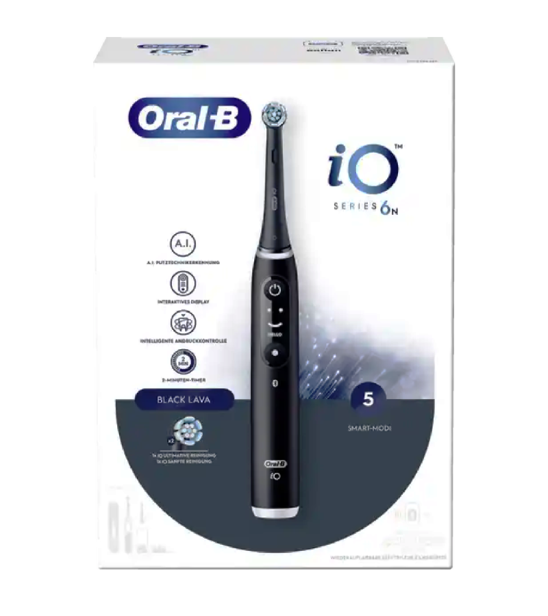 Oral-B iO Series 6N Electric Toothbrush Black Lava – Eurodeal.shop