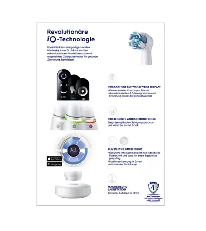 Oral-B iO Series Electric Toothbrush 7N White Alabaster – Eurodeal.shop